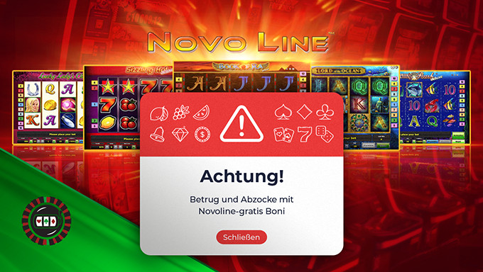 Achtung: Betrug und Abzocke mit Novoline-gratis Boni